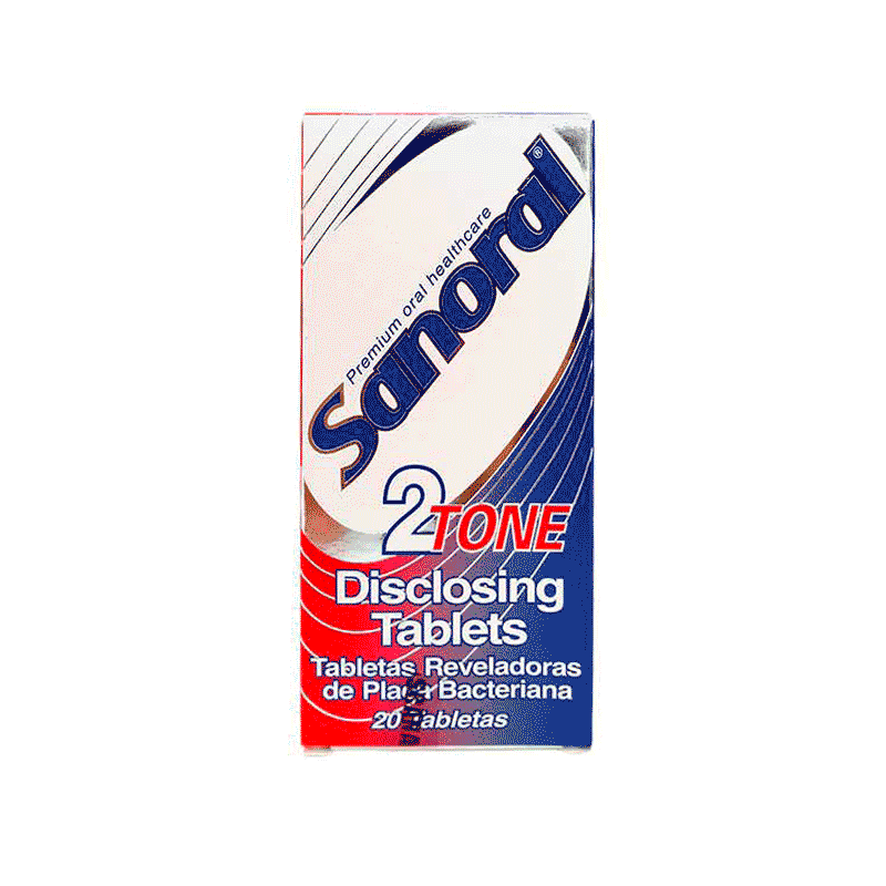 Tabletas Reveladoras de Placa | Sanoral - Ortotek