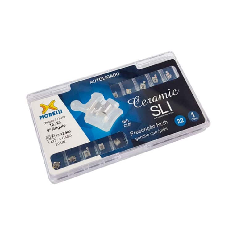 Kit Bracket Autoligado Cerámico Interactivo | Morelli - Ortotek