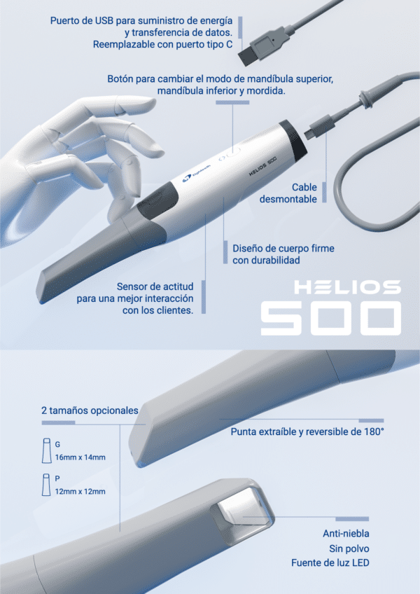Scanner Intraoral Helios 500 | Eighteeth - Ortotek