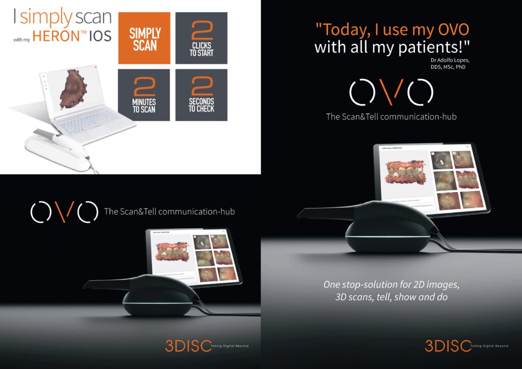 Escáner Intraoral OVO | 3Disc - Ortotek